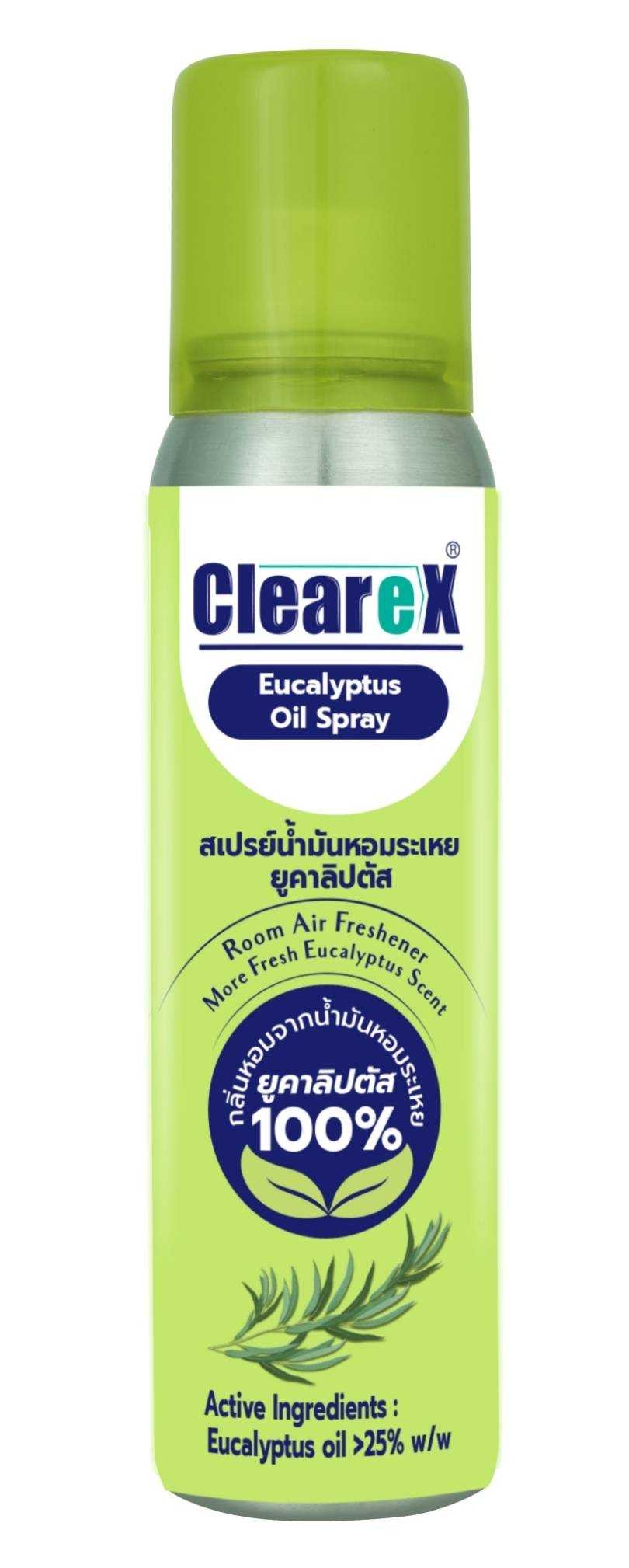 CLEAREX Eucalyptus Oil Spray 75ML เคลียเร็กซ์ สเปร์ยน้ำมันหอมระเหย ...