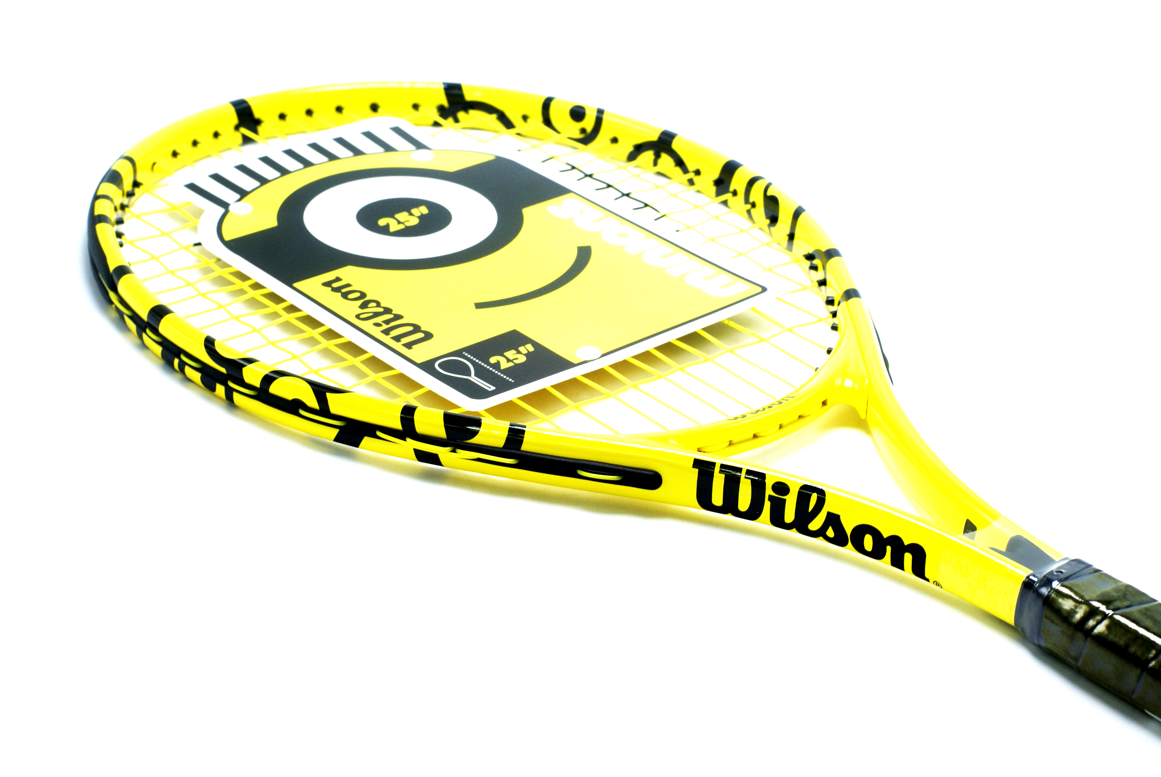 Wilson WLSWR069210U ไม้เทนนิสสำหรับเด็ก Minions 25 Inch Junior Tennis ...