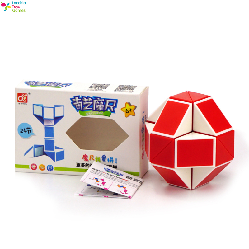 LTready stockQiyi 24 Segment Magic Rule Snake Cubes Elasticity Twist ...