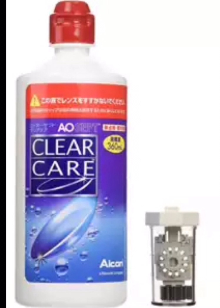 3 กล่อง 1500 พร้อมส่ง ALCON น้ำยาแช่คอนแทคเลนส์ Aosept Clear Care 360 mL 1 ขวดแถมมาพร้อมกับตลับ ...