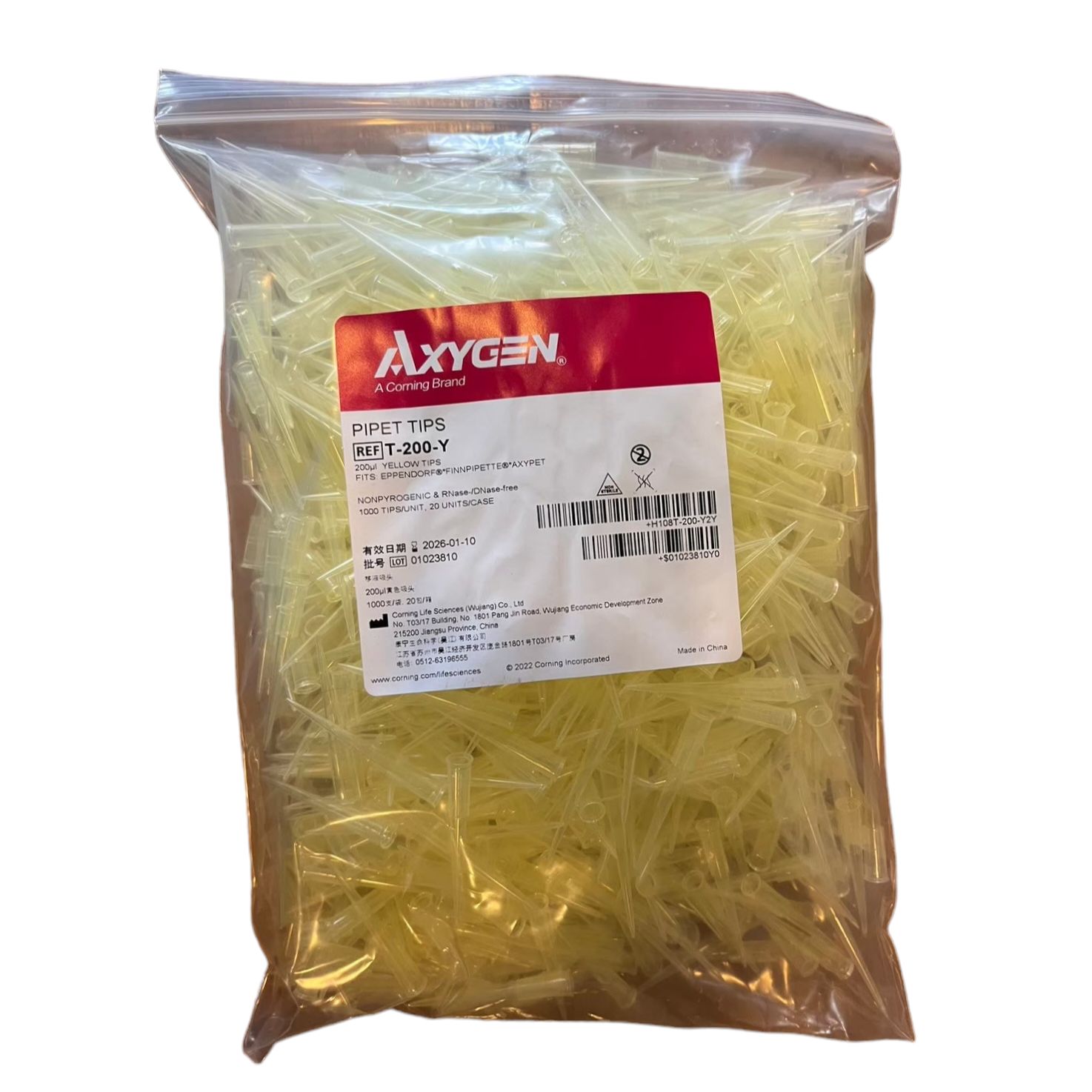 ปิเปตทิป (Pipette Tips Yellow Axygen) 200 μl | Lazada.co.th