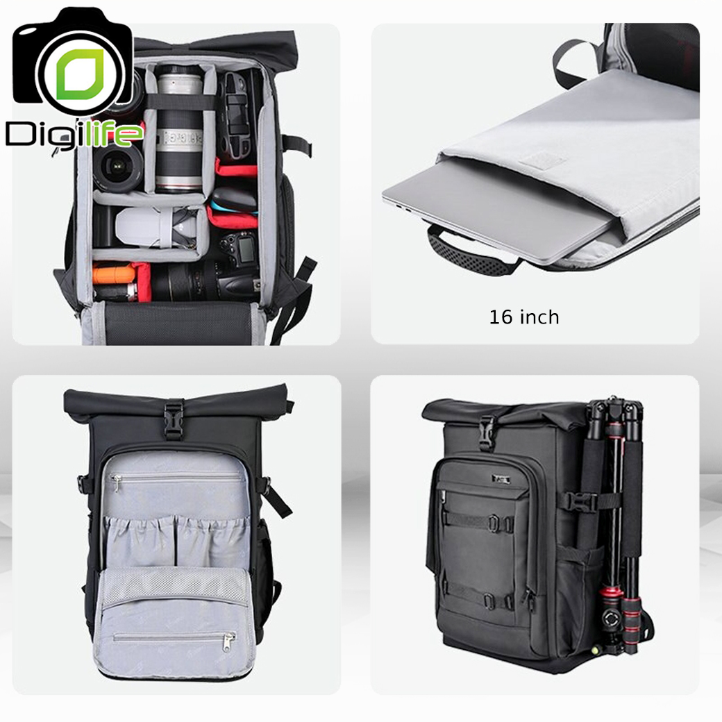 Eirmai Bag EMB-DC311B Backpack For Camera Flash Accessories กระเป๋า ...