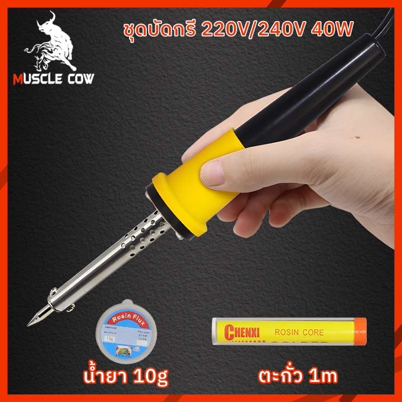 Muscle Cow หัวแร้งไฟฟ้า80W 100W 150W หัวแร้ง หัวแร้งไฟฟ้า ปั๊ม ...