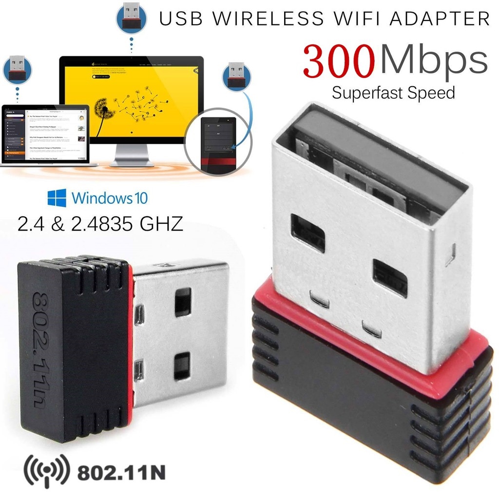 Mini USB 2.0 Wireless Wifi Adapter 802.11N 300Mbps - special person - ThaiPick