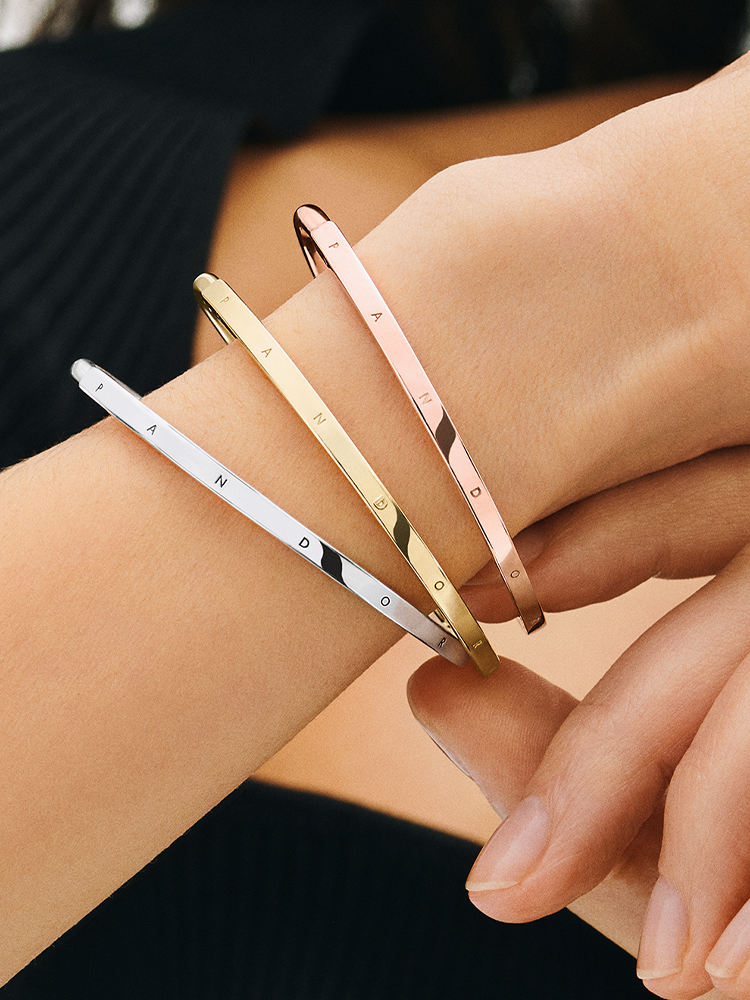 【จัดส่งได้ทันที】Original Pandora Shine open bangle Pandora I-D Bracelet ...