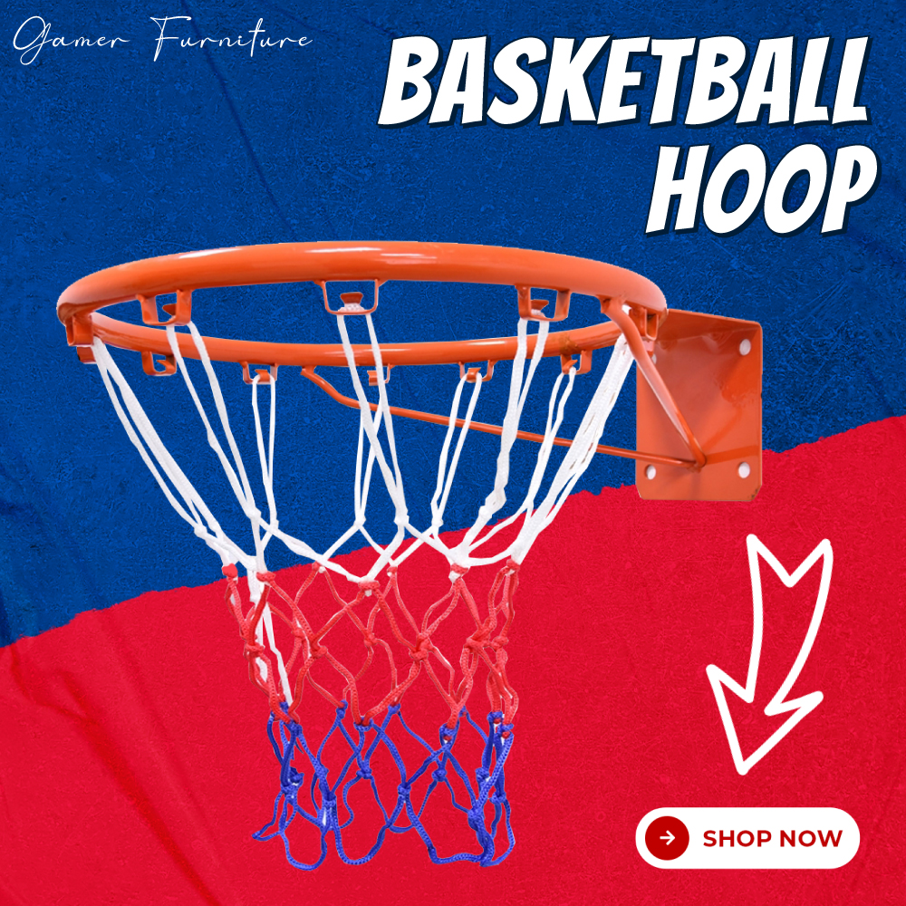 GM Sport Basketball Hoop ห่วงบาสเกตบอล แขวนติดผนังขอบโลหะ ขนาด 45 Cm ...