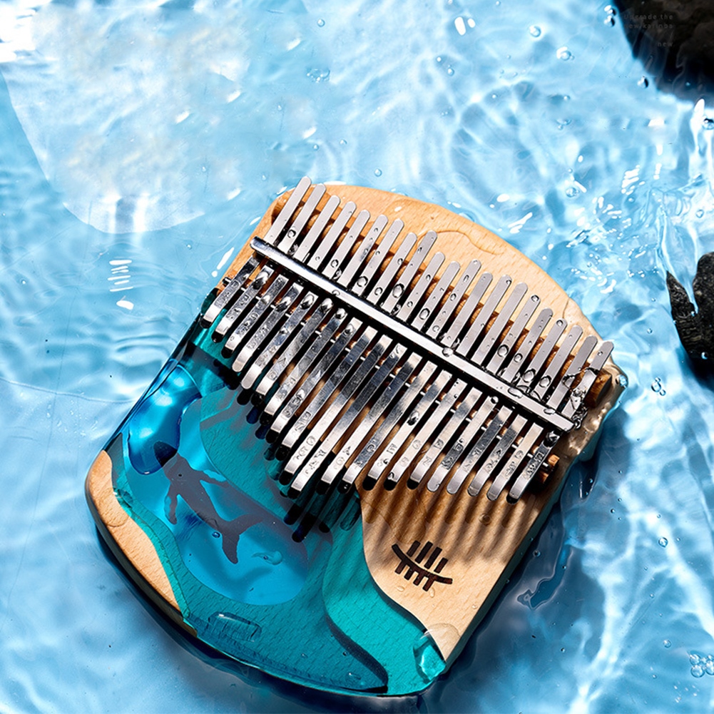 ♨☂ Kalimba 21 key thumb piano tuning keys musical instrument keyboard ...