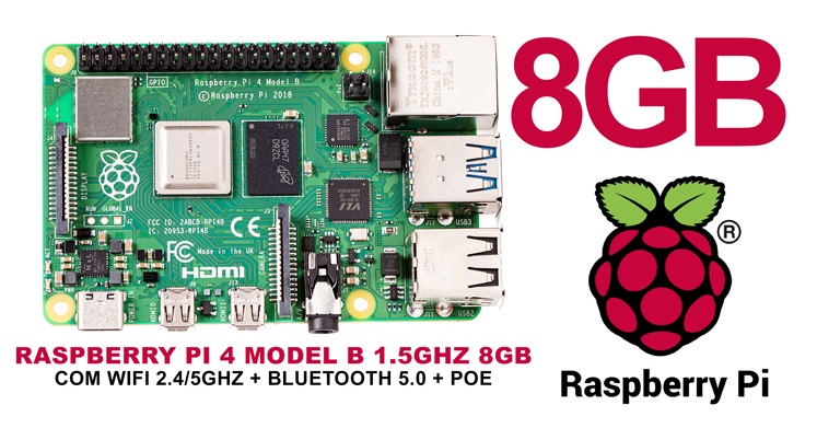 Raspberry Pi 4 model B RAM 8GB (OKDO version Made in UK) สินค้าพร้อมส่ง - Tiny-Elec - ThaiPick