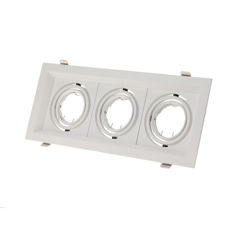 Square Embedded Halogen Bulb Light Fittings Holder Led MR16 GU10 ...