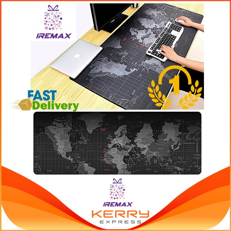 iRemax World Map Gaming mousepads แผ่นรองเมาส์ ออกแบบแผนที่โลก Big Size ...