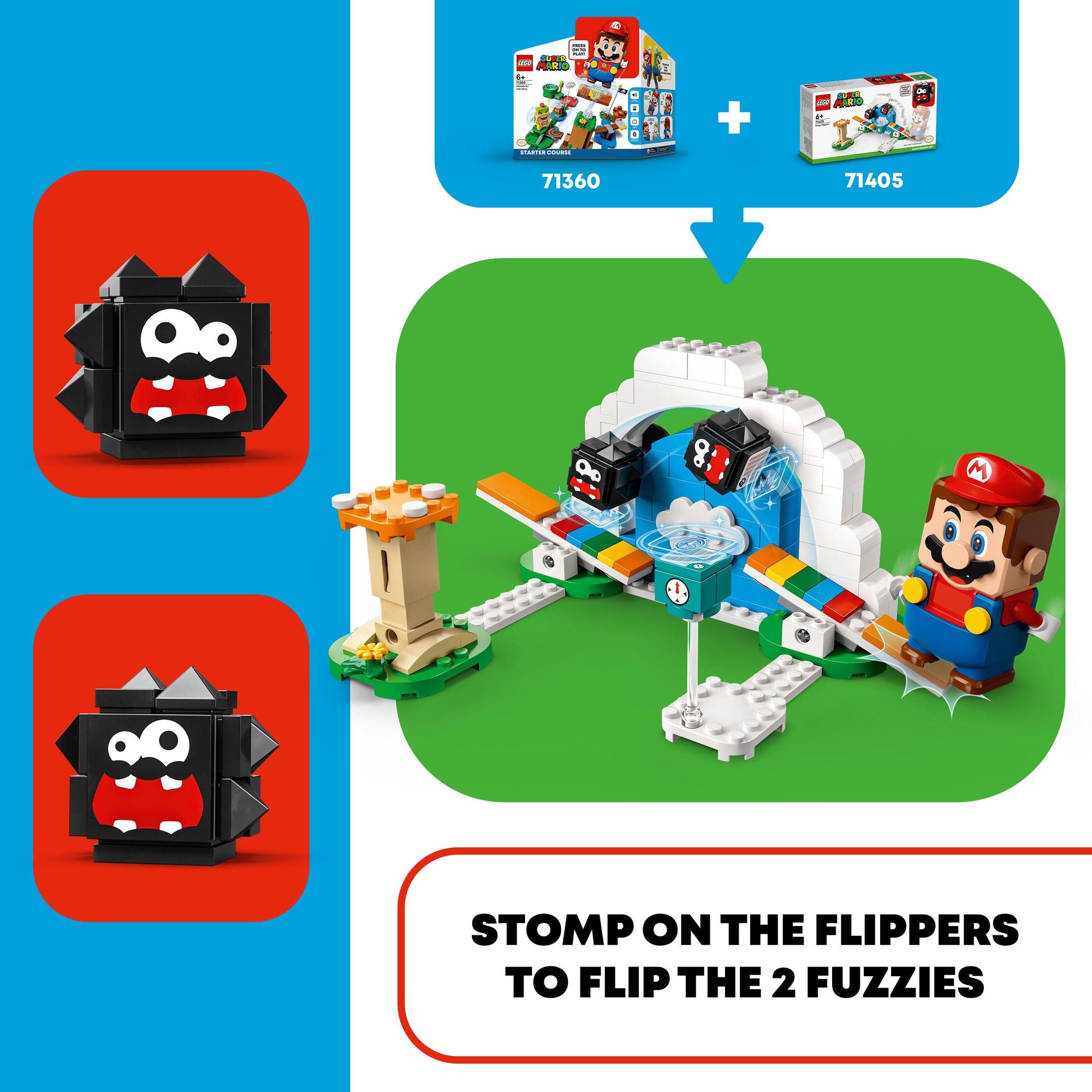 LEGO® Super Mario™ 71405 Fuzzy Flippers Expansion Set Building Kit (154 ...