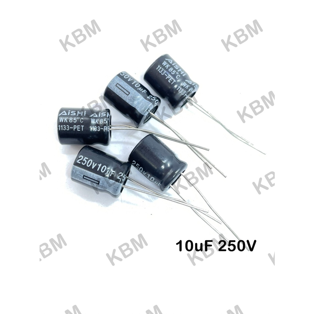 Capacitor (คาปาซิเตอร์) 10uF 100V 10uF 160V 10uF 250V 10uF 350V 10uF ...