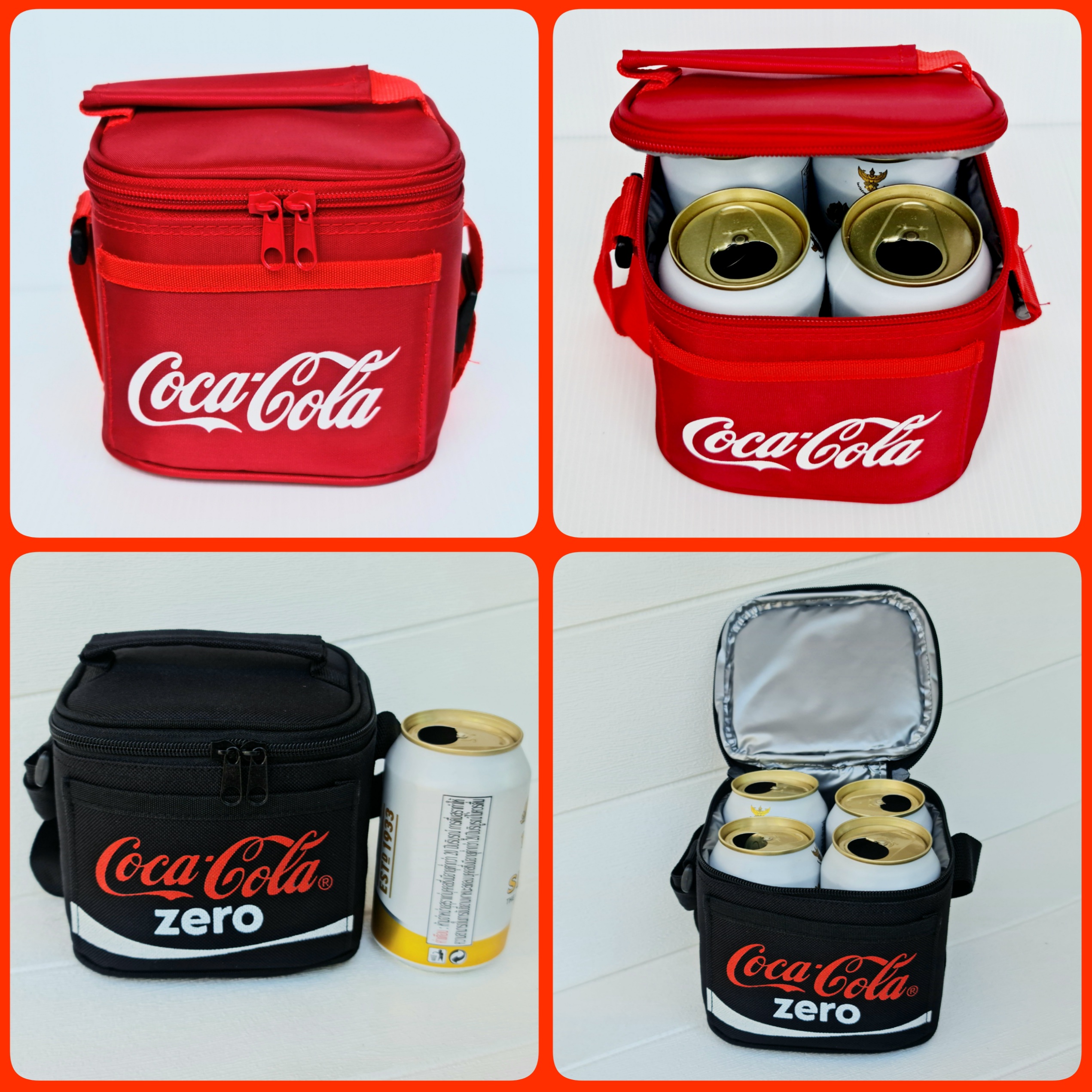 กระเป๋าเก็บความเย็น/เก็บอุณหภูมิเย็น-ร้อน ลายสิงห์/Chivas/Coke/Hei ...