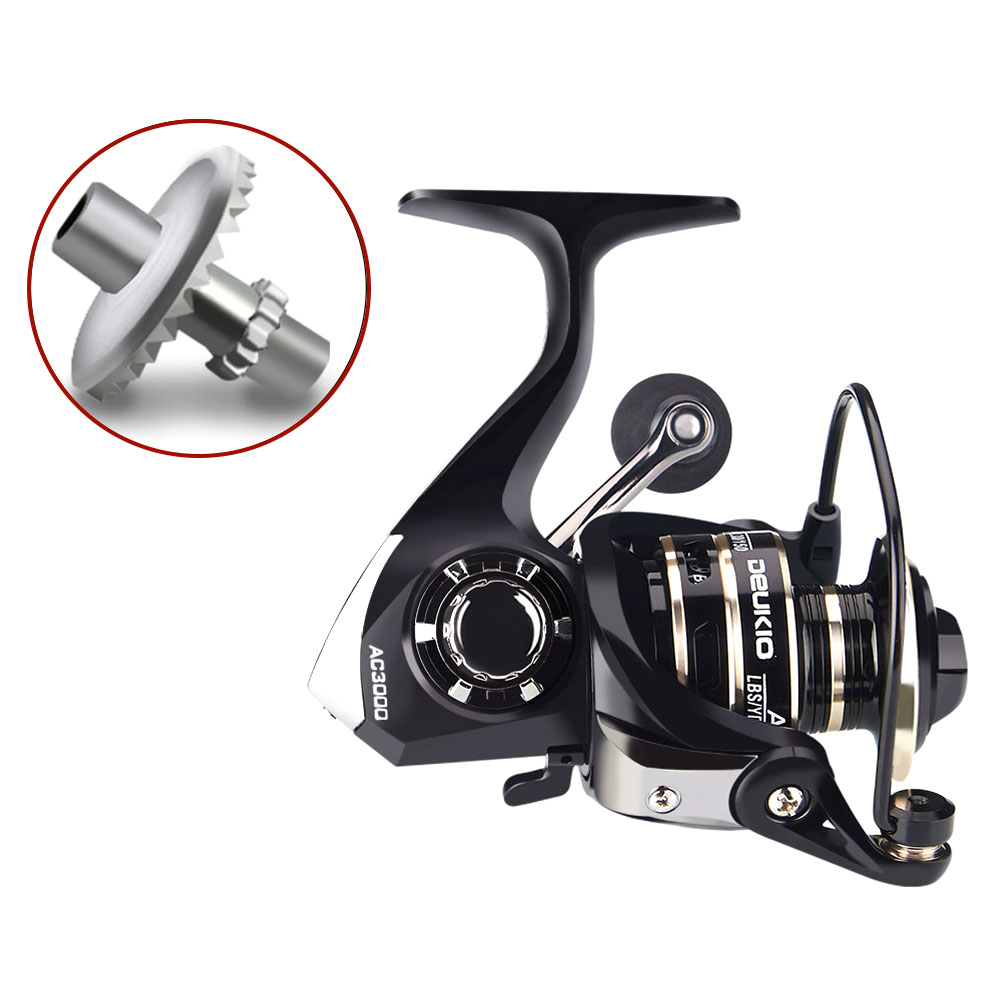 【GC】AC2000-7000 Sea Rod Fishing Reel โลหะเต็มรูปแบบ Rocker 5.2: 1 ความ ...