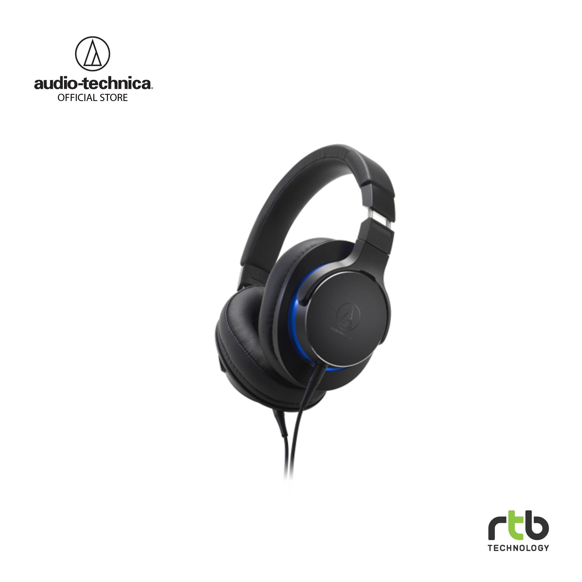 ราคาล่าสุด Audio Technica Hi-Res หูฟัง Over Ear รุ่น ATH MSR7b - Black