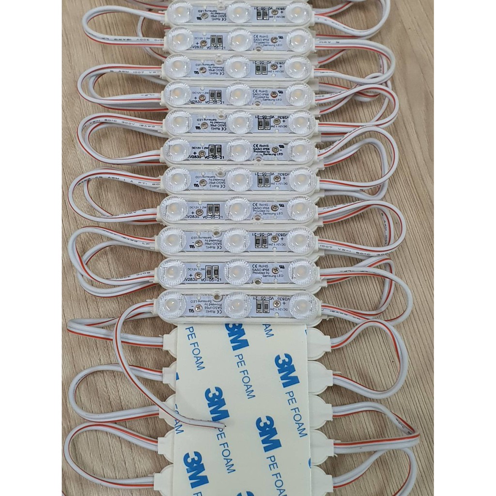 WS2811 5050 3LED 12V LED Module RGB Full Color กันน้ำ IP65 หลอดไฟ LED ...