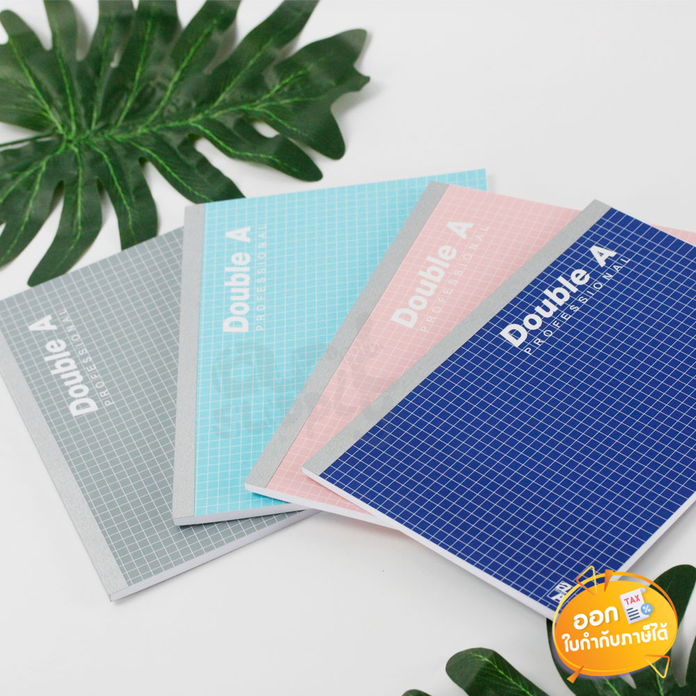 🔥โปรโมชั่น🔥 สมุดบันทึก Double A ขนาด A5 รุ่น Professional หนา 70 แกรม ...