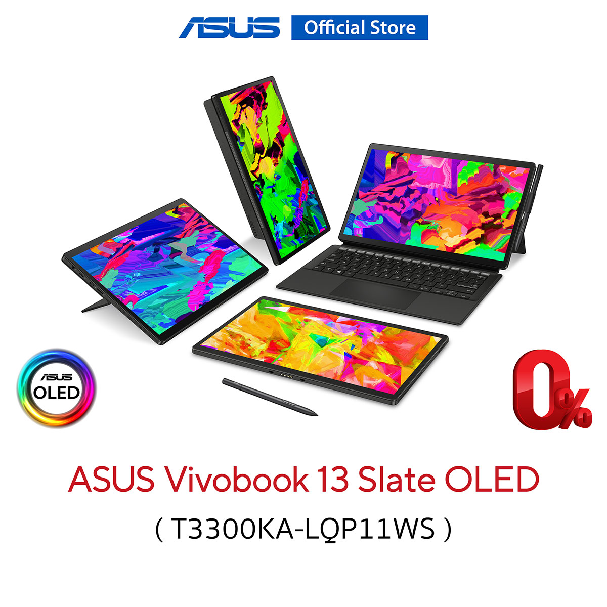 ASUS Vivobook 13 Slate OLED T3300KA-LQP11WS Notebook (โน๊ตบุ๊ค) 13.3 ...