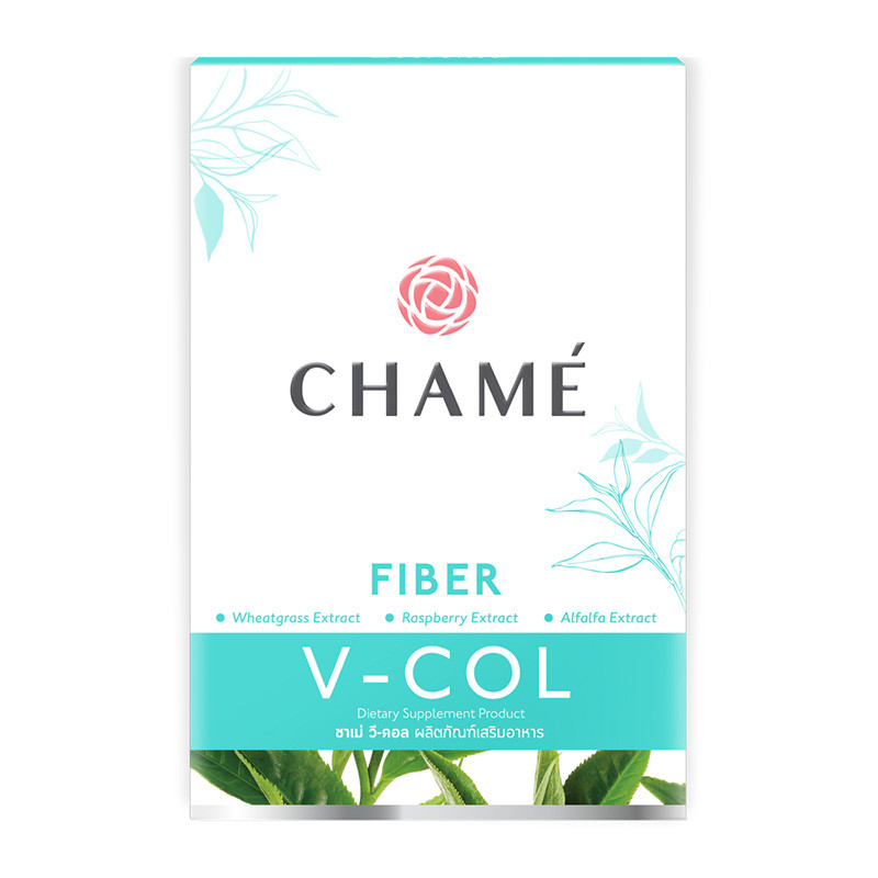 ชาเม่ วีคอล ไฟเบอร์ V-COL Fiber Detox | Lazada.co.th