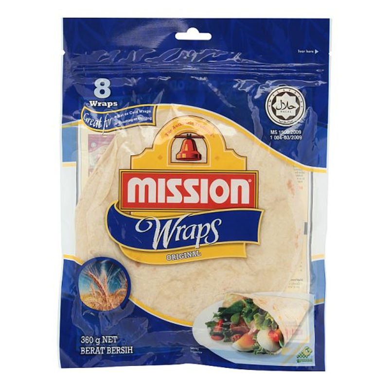 Mission Wraps Original 8 Wraps // 360 G. | Lazada.co.th