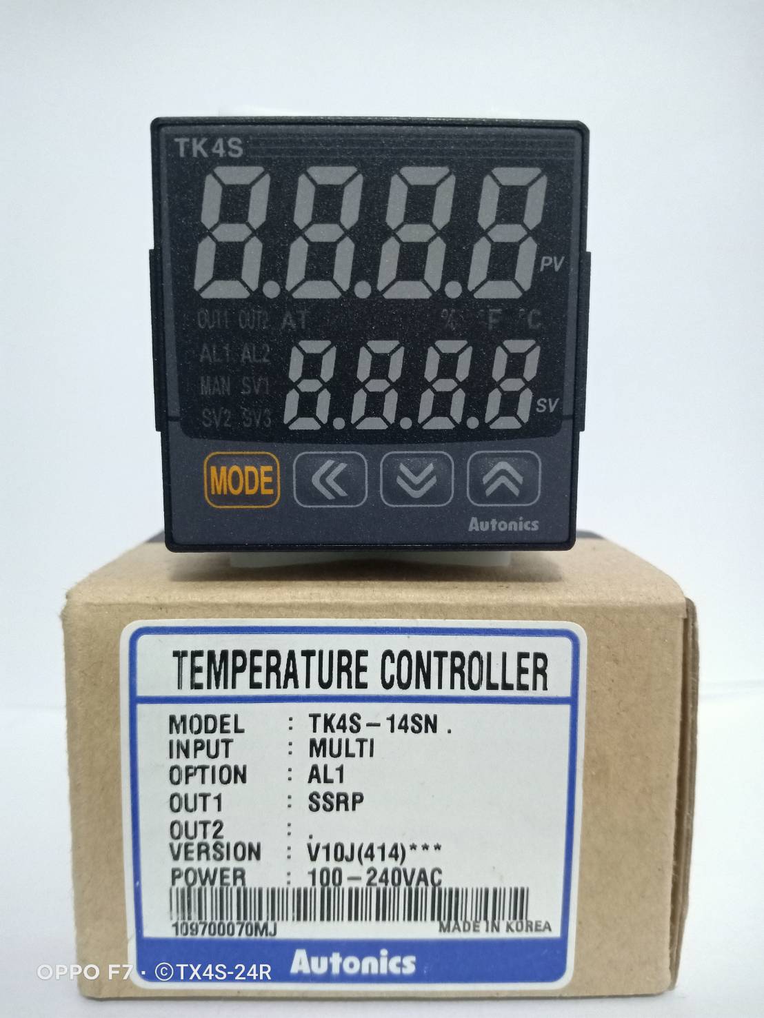 TK4S-14SN Autonics Temperature Controller PID Temperature Controller (Size 48mm x 48mm) Output ...