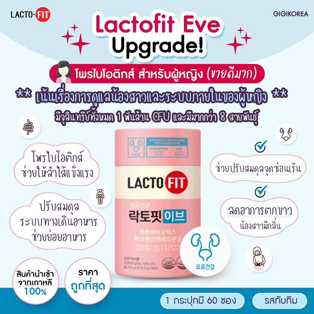 พร้อมส่ง 13 สูตร ของแท้ ถูกที่สุด Lacto Fit Prebiotic Probiotic Detox ...