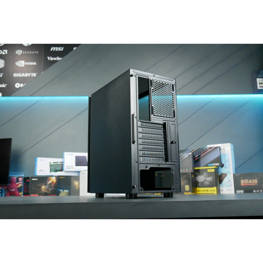 CASE SAMA 3301 BLACK เคสเกมมิ่ง ฝาข้างกระจกใส ใส่พัดลมได้ 6ตัว - มหาพรม ...