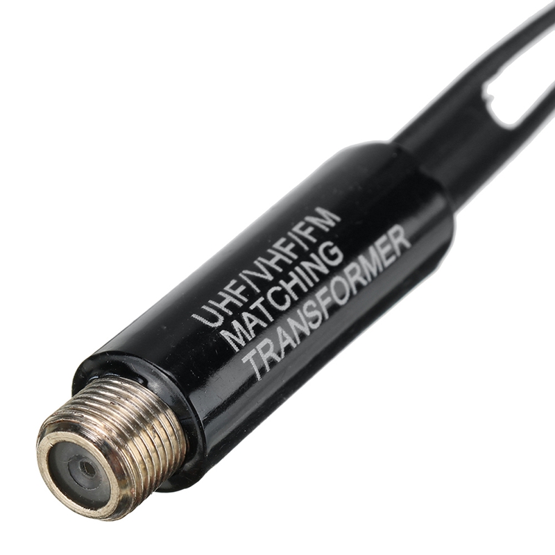 10 PCS UHF VHF FM 75-300 Ohm TV Antenna Adapter Matching Transformer ...