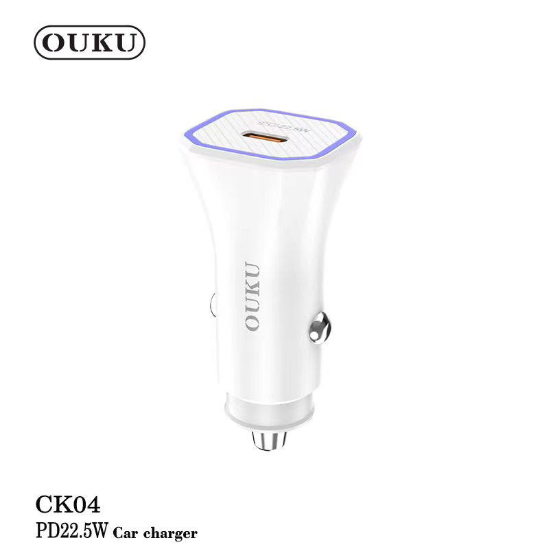 OUKU หัวชาร์จในรถยนต์ รุ่นCK04 Type-C PD 22.5W Car Charger ชาร์จเร็ว ของแท้ 100 รับประกัน 1 ปี ...