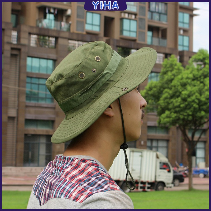 Yiha หมวก หมวกปีนเขา หมวกเดินป่า หมวกปีกกว้าง หมวกซาฟารี หมวกตั้งแคมป์ ...