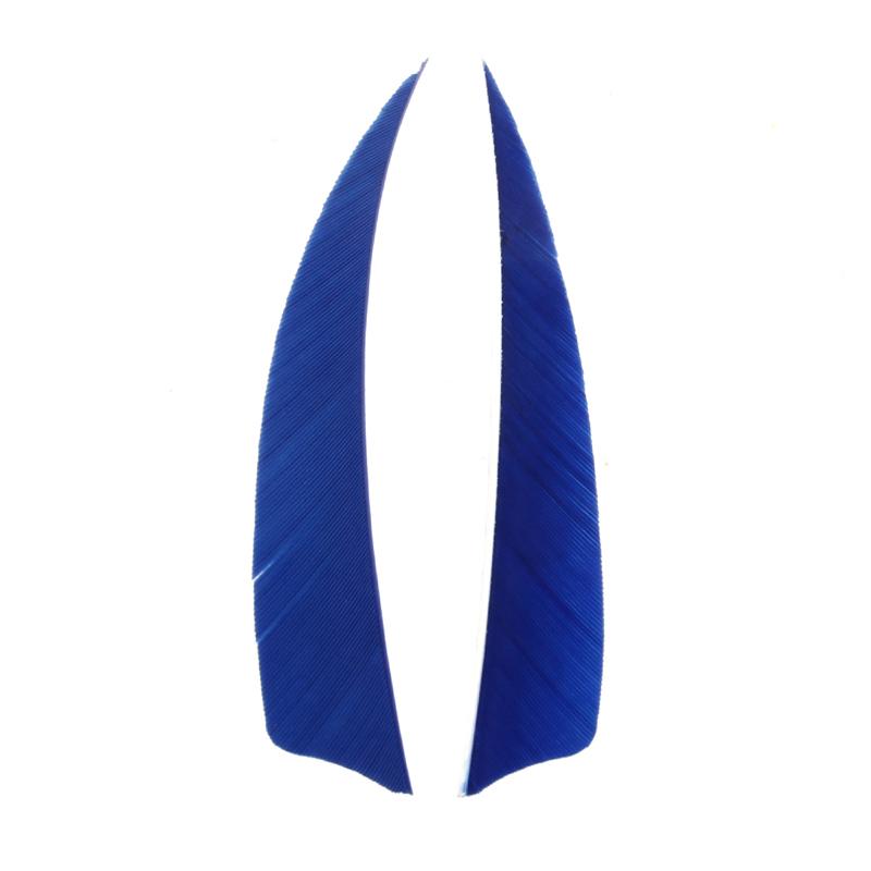 50 ชิ้น 4 นิ้วโล่รูปร่างขนไก่งวงลูกศรยิงธนูล่าสัตว์ F letching สำหรับ ...