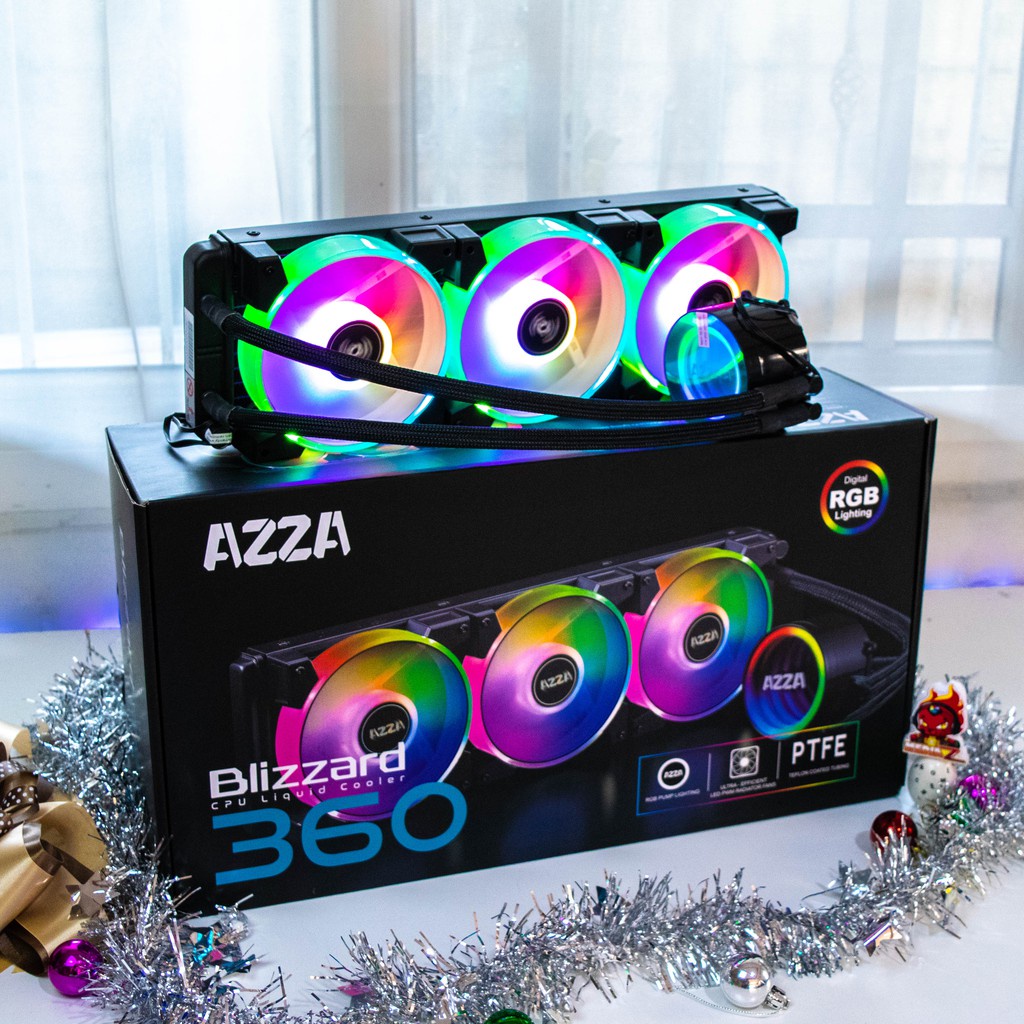 AZZA GALEFORCE ARGB CPU Liquid Cooler LCAZ-240C360C-ARGB - ONE_computer ...