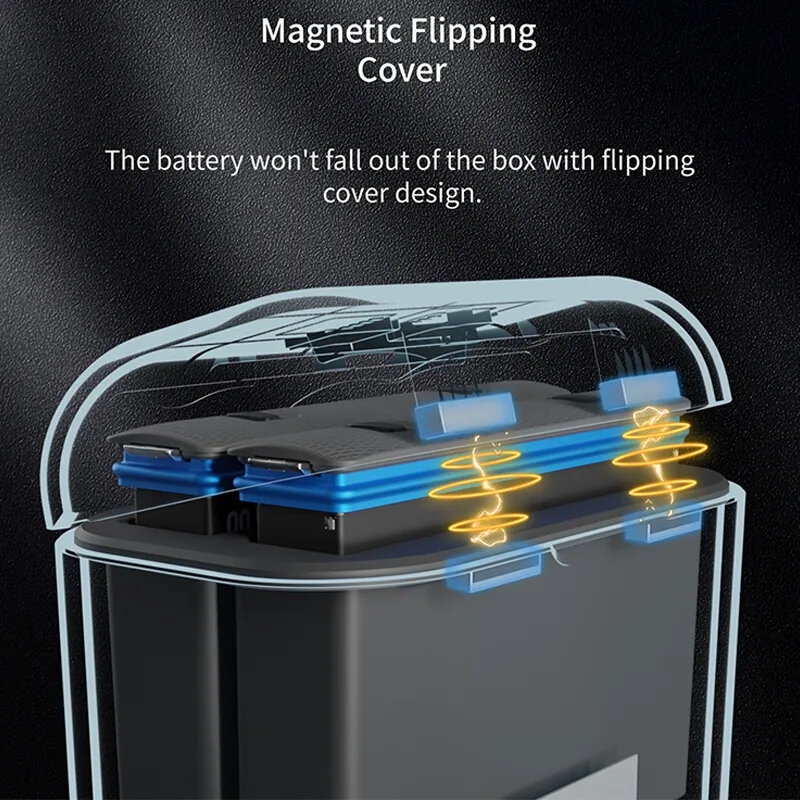 aMagisn Insta360 X3 Dual Battery Charging Box กล่องเก็บแบตเตอรี่ ...