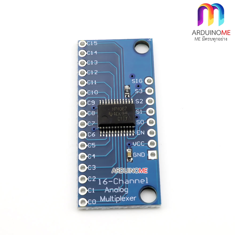 16 Channel Analog/Digital MUX Breakout CD74HC4067 ไอซี เลือกสัญญาณ ขยาย ...
