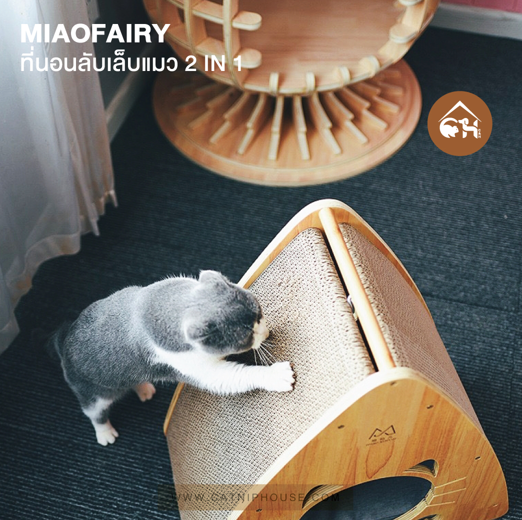 ของแท้ถูกสุด พร้อมส่งMIAOFAIRY SUSHI ที่นอน ที่ลับเล็บ 3 in 1 สำหรับน้องแมว - CATNIP HOUSE BKK ...