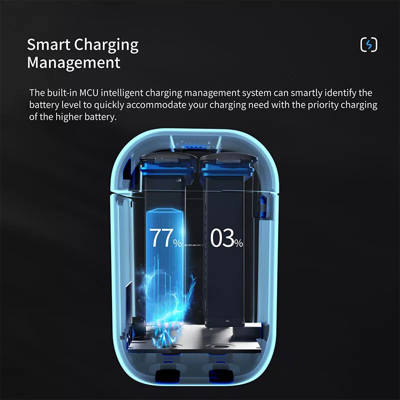 aMagisn Insta360 X3 Dual Battery Charging Box กล่องเก็บแบตเตอรี่ ...