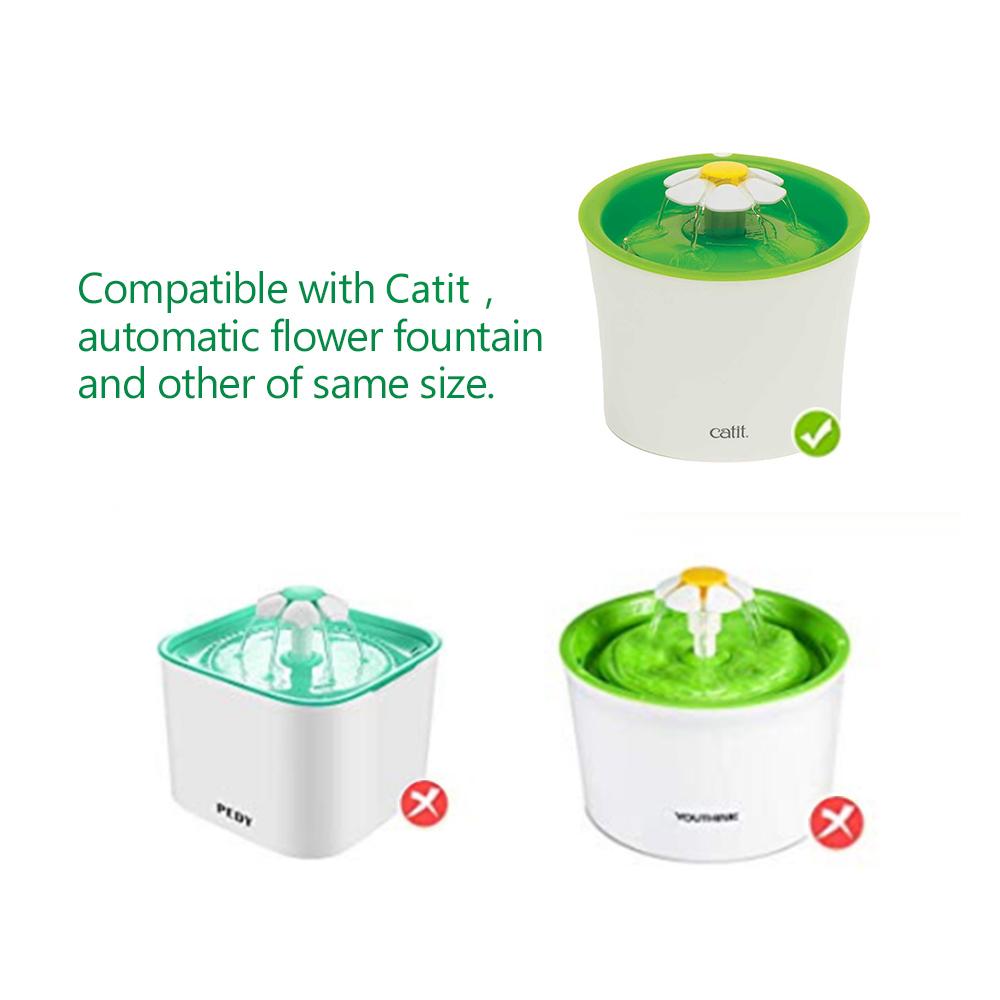 แมวน้ำตัวกรองน้ำพุเครื่องบดกาแฟสำหรับ PET Catit น้ำพุดอกไม้ GEX Cat ...