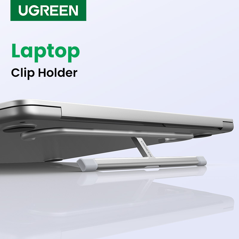 UGREEN Clip Laptop Stand Adjustable Foldable Holder for MacBook Air Pro ...