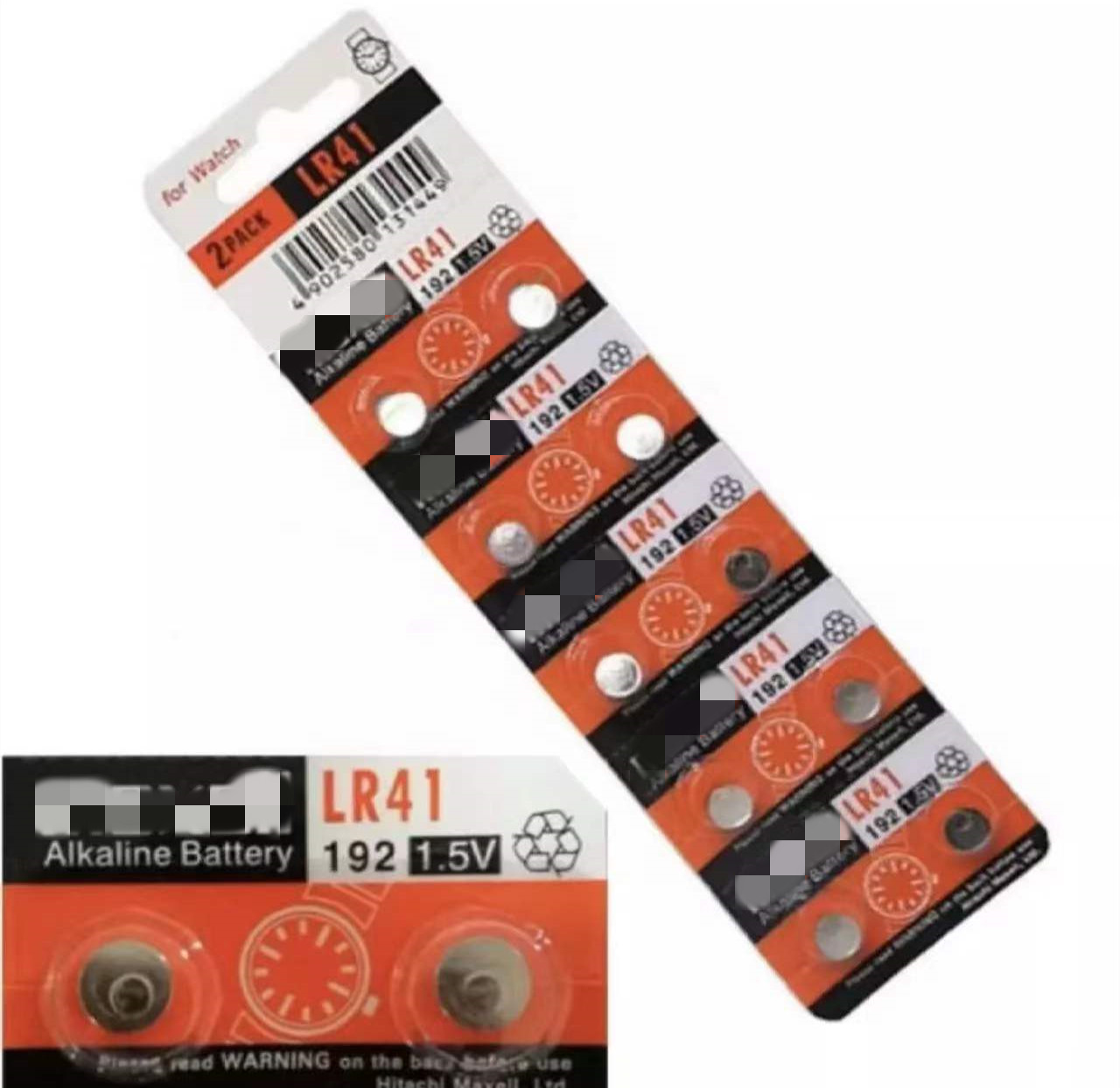 ถ่านกระดุม ถ่านนาฬิกา LR41 192/1.5V LR41 Maxell Calcuator Battery ถ่าน ...