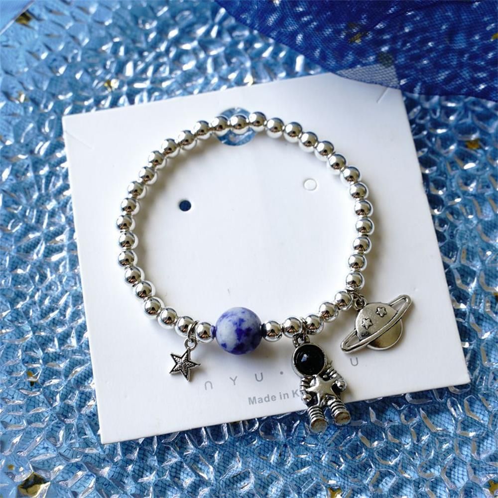 CUTE-FA ใหม่อินเทรนด์ยืดหยุ่นของขวัญเครื่องประดับกำไลข้อมือนักบินอวกาศ ...