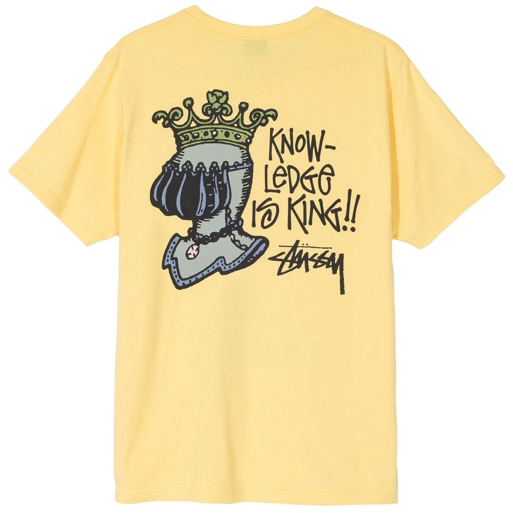 【lvvv】STUSSY เสื้อยืดลําลองสําหรับผู้ชายผู้หญิงแขนสั้นพิมพ์ลายการ์ตูน ...
