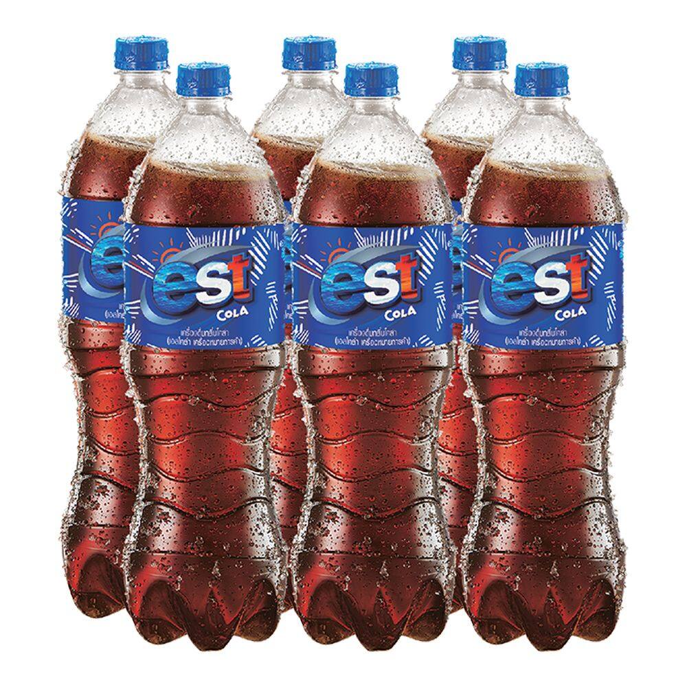 ส่งฟรี เอส น้ำอัดลม กลิ่นโคล่า 250 มล. แพ็ค 24 ขวดEst Cola Soft Drink ...