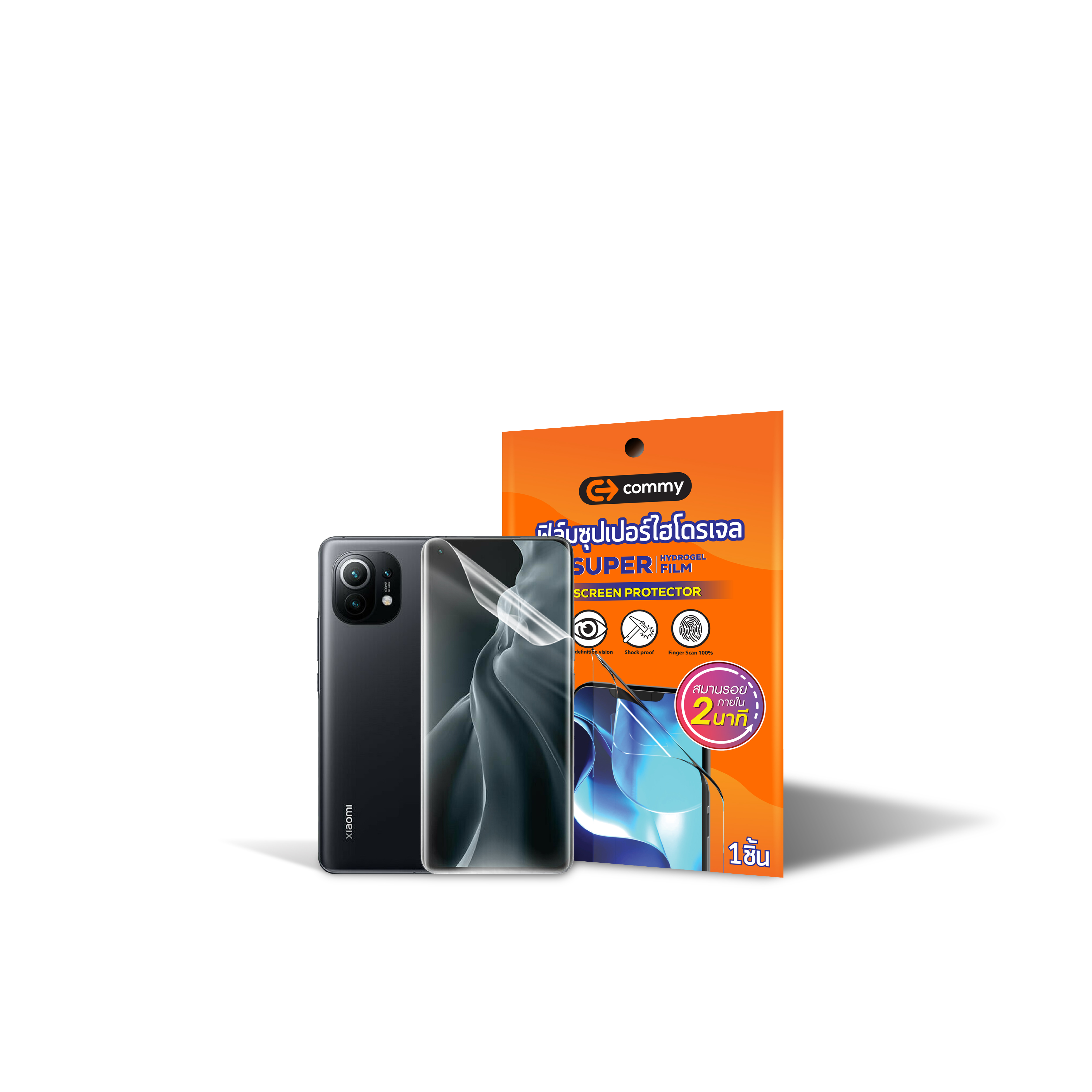 Commy ฟิล์มซุปเปอร์ไฮโดรเจล Super hydrogel สำหรับ Xiaomi รุ่น Mi Note ...