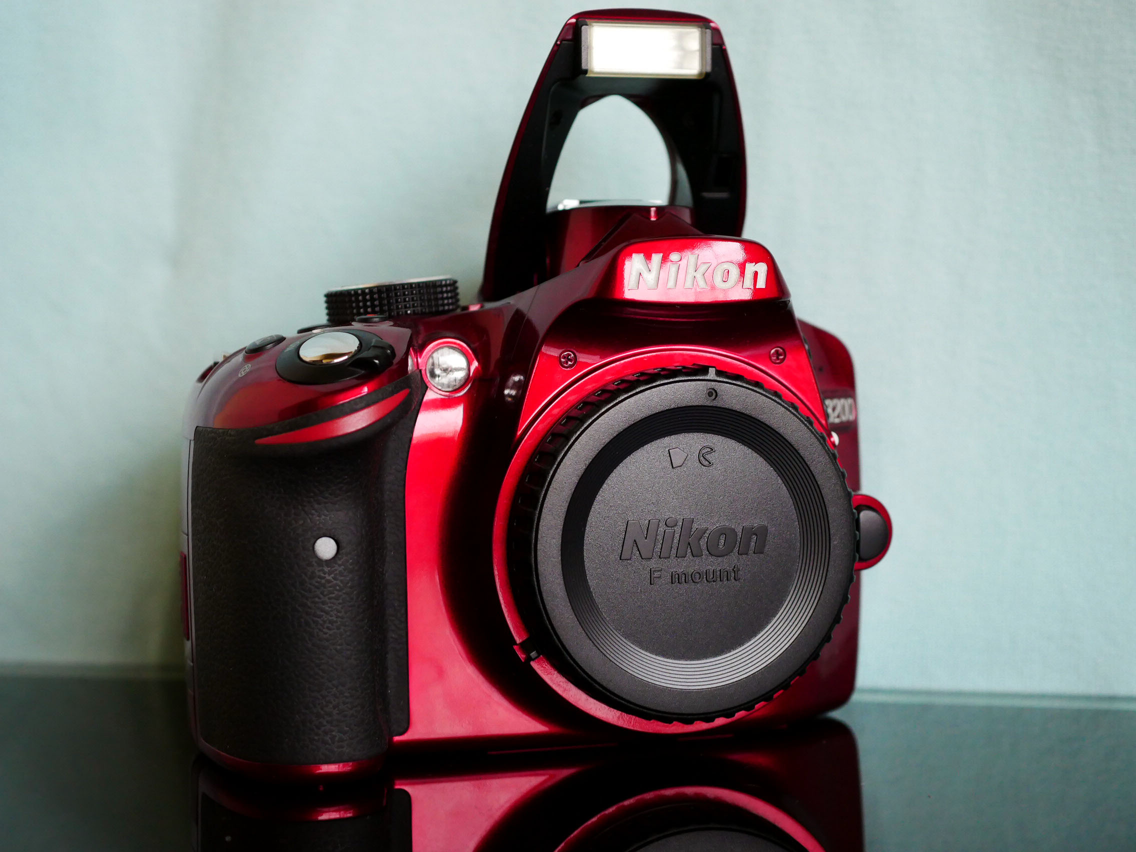 Nikon D3200 24MP DSLR camera Red Body - Nick's - ThaiPick
