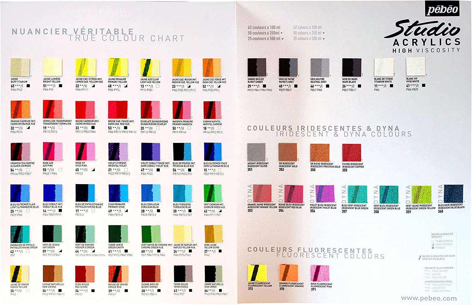 สีอะคริลิค เกรดสตูดิโอ 100ml PEBEO STUDIO ACRYLICS FINE ACRYLIC 100 ML ...