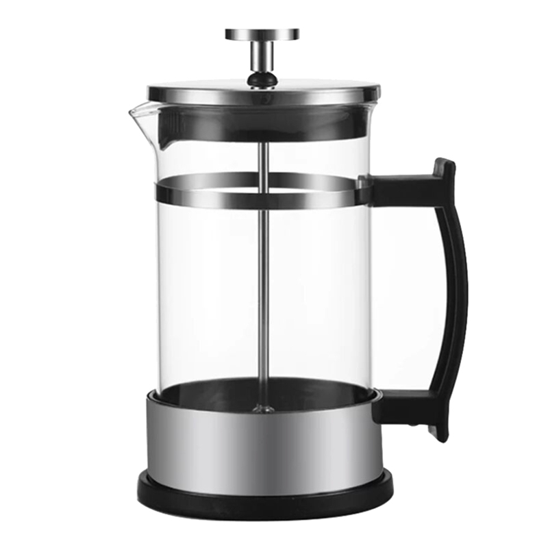 Manual Coffee Espresso Maker Pot,Stainless Steel Glass Teapot French ...