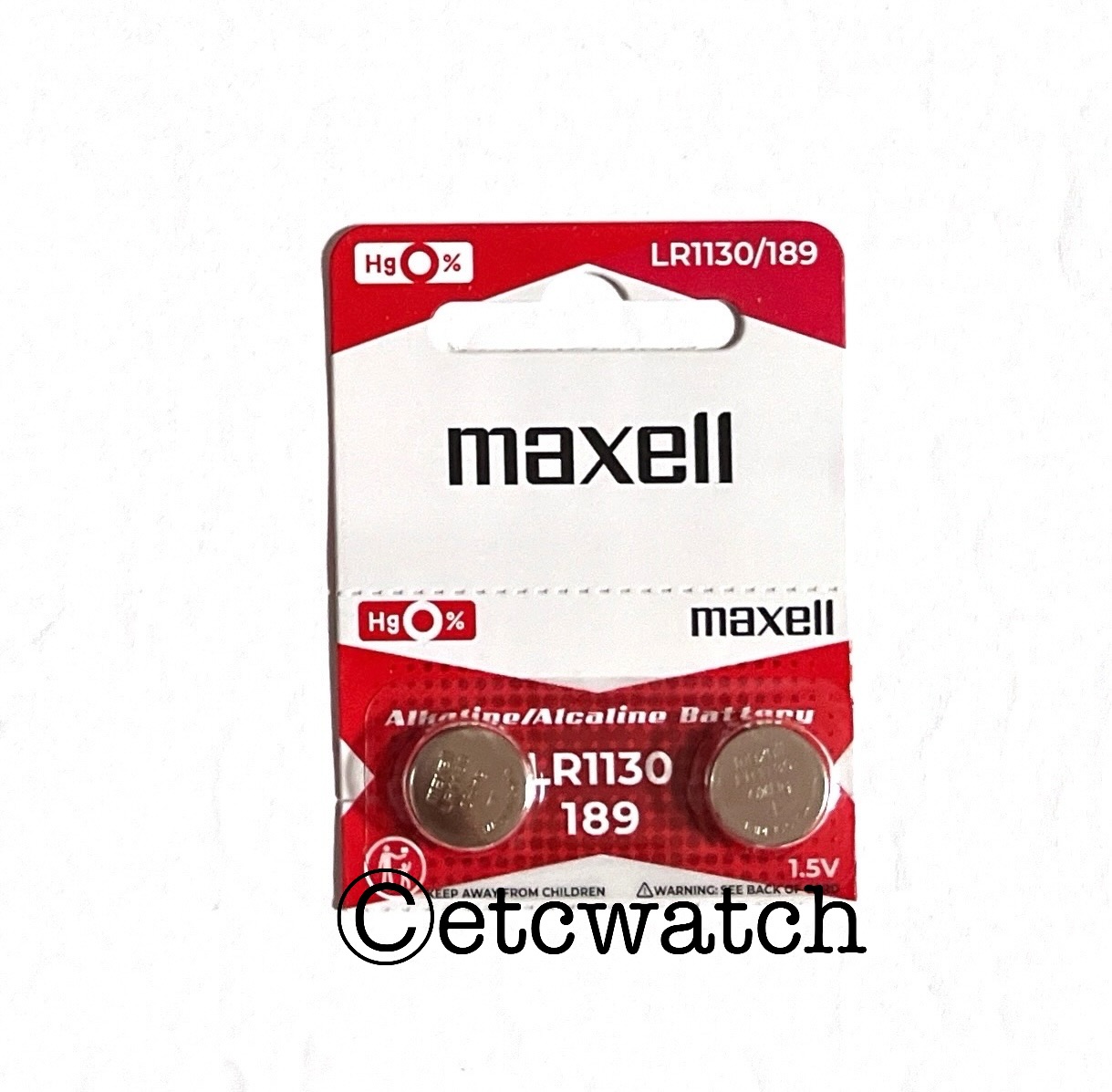 ถ่านกระดุม ถ่านเครื่องคิดเลข Maxell LR1130 AG10 189 LR54 2 ก้อน ...