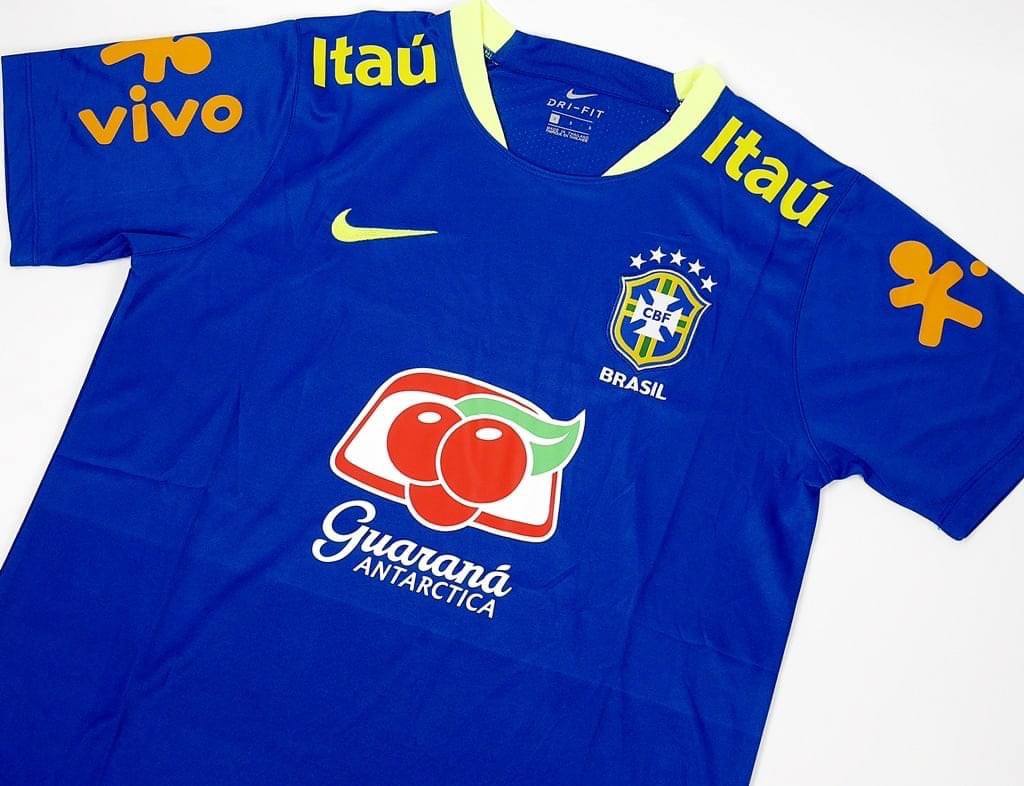 BRAZIL TRAINING BLUE 2020-2021 - Football shirt by idam - ThaiPick