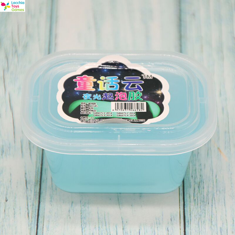 LT【ready stock】Slime Diy Solid Color Crystal Mud Luminous Foaming Glue ...