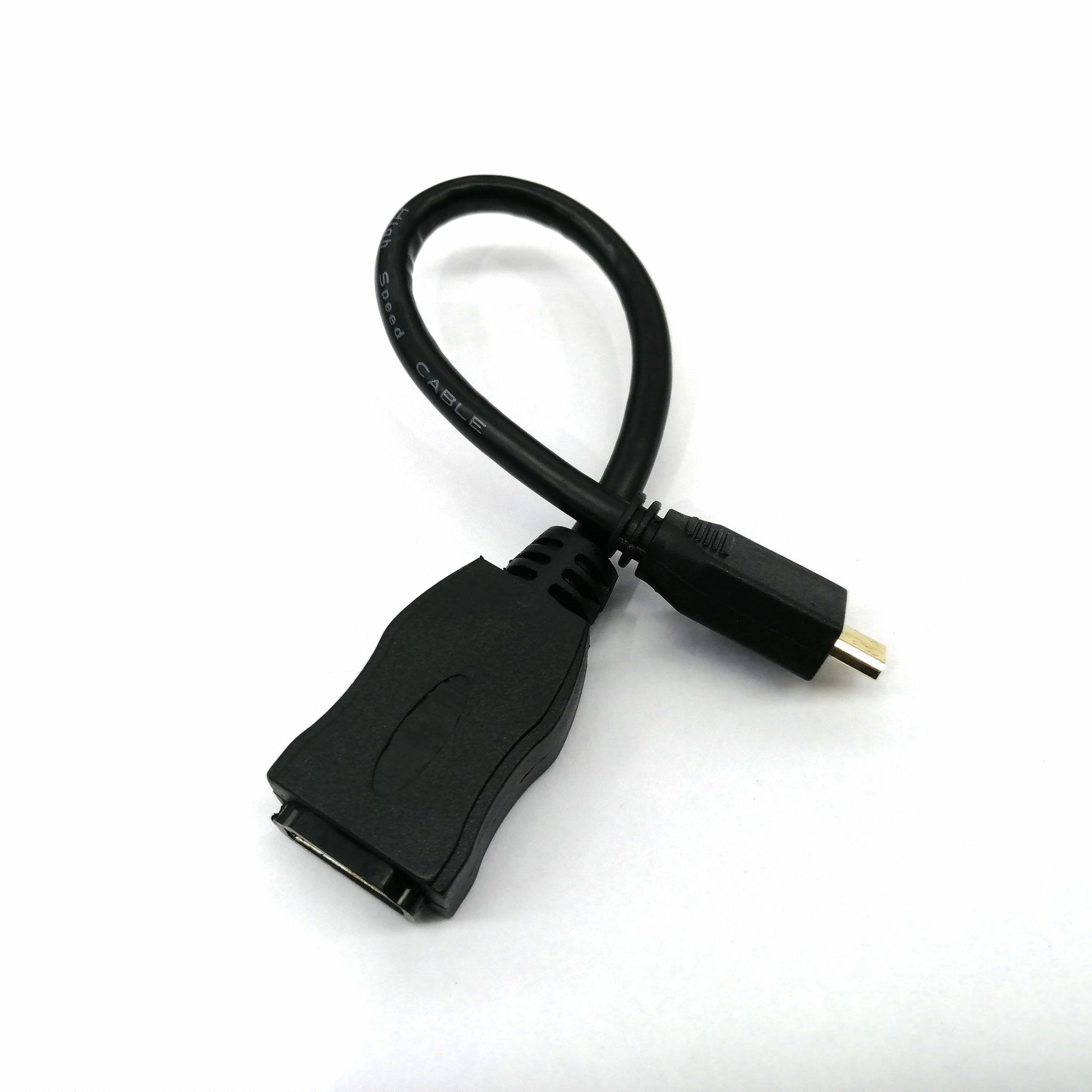 สายแปลงสัญญาณภาพ Micro HDMI Cable สาย Micro M hdmi to hdmi FM ยาว 20cm ...